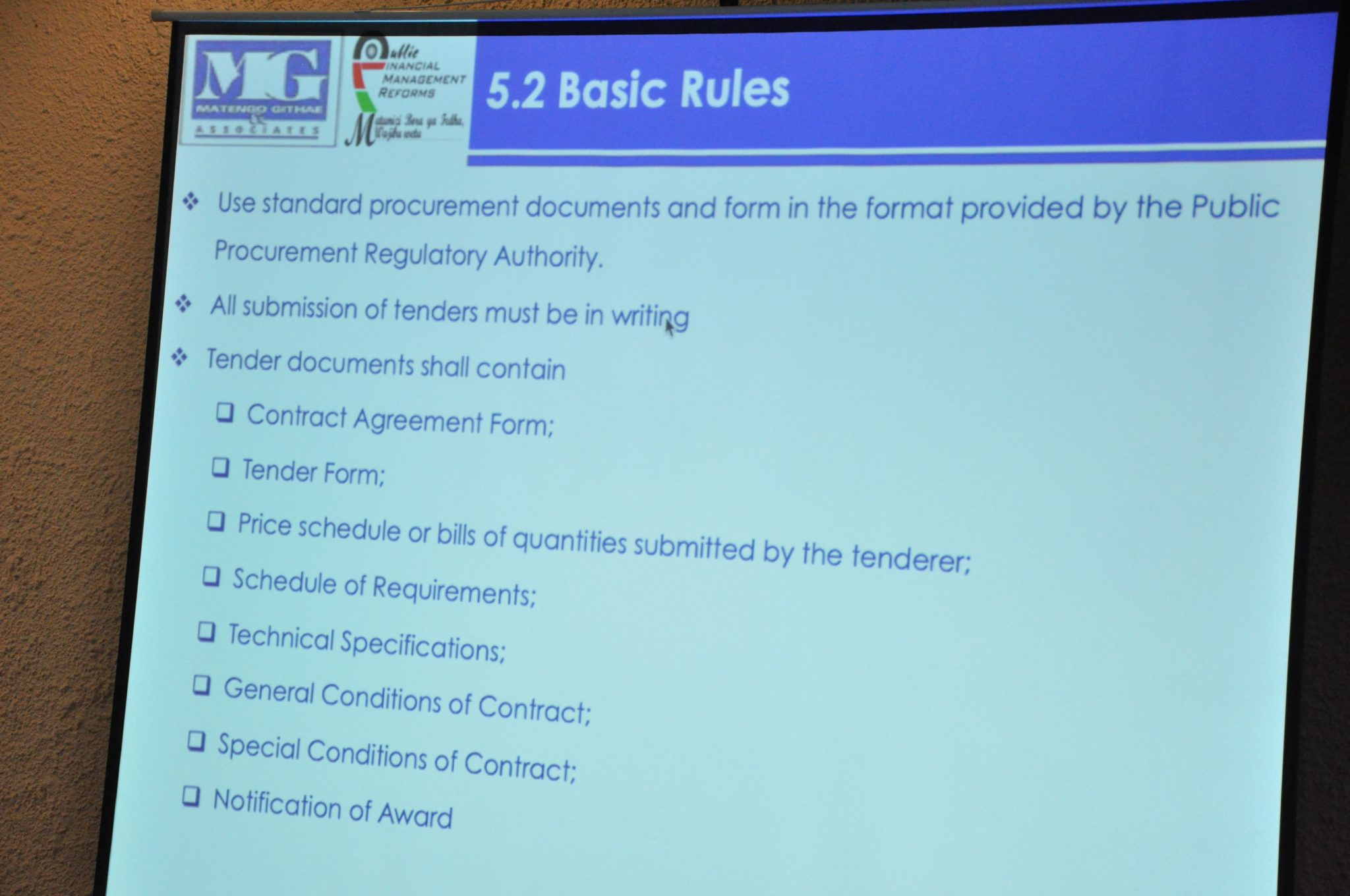 PFMR Secretariat Operational Manual Validation Workshop – Public ...